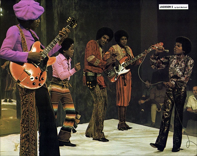THE JACKSONS POSTER Page . Michael Jackson 5 Five . F72E £7.99 ...