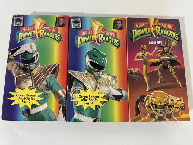 MIGHTY MORPHIN POWER Rangers VHS Green Ranger Mini Series Part 2, 4 ...