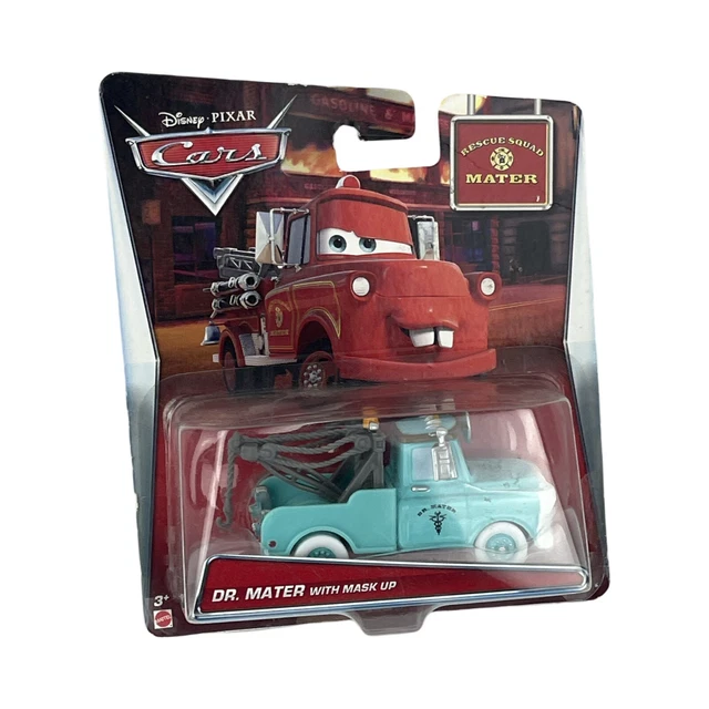 DISNEY PIXAR CARS Rescue Squad Mater Dr Mater With Mask Up Diecast 1:55 ...
