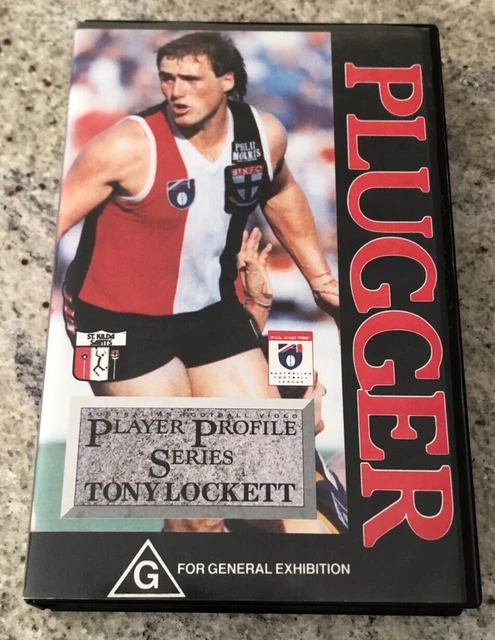 AFL-PLAYER PROFILE SERIES-ST.KILDA F.c.-Plugger Tony Lockett-Vhs Tape ...