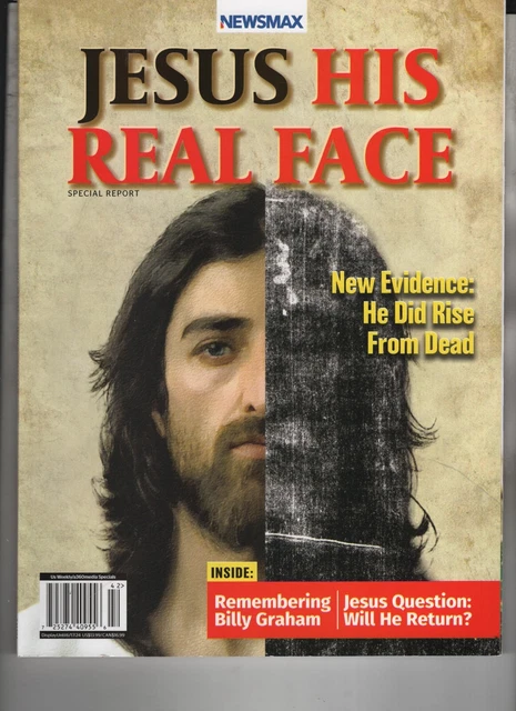JESUS HIS REAL Face Special Report Newsmax Magazine 2023 A360 Media $14 ...