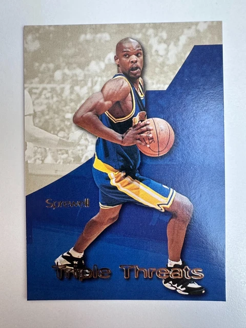 1996-97 SKYBOX PREMIUM Triple Threats #TT3 Latrell Sprewell Golden ...