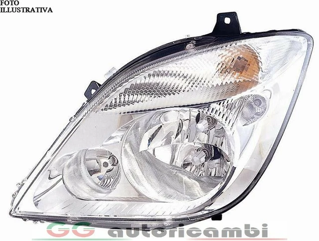 PHARE POUR MERCEDES Sprinter 06-13 H7/H7/H7 Avec Feu de Brouillard ...
