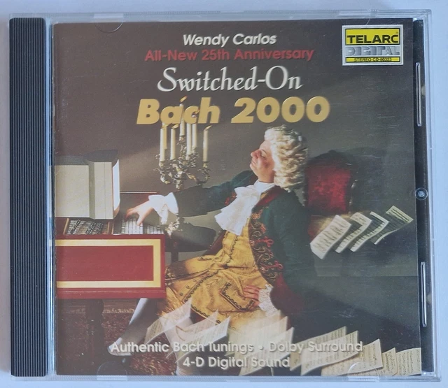 WENDY CARLOS SWITCHED On Bach 2000 CD 25th Anniversary Dolby surround Telarc £17.75 - PicClick UK