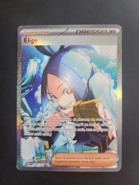 CARTE POKÉMON ELIGE 266/193 AR Dresseur EV2 Evolutions à Paldea NEUF ...