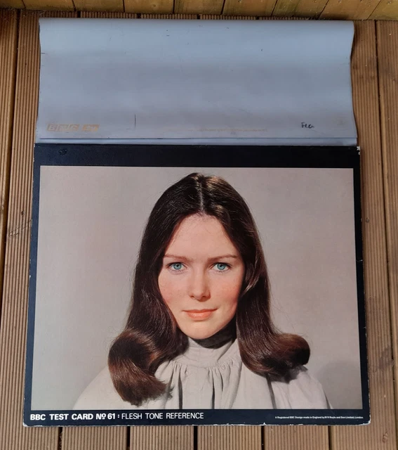 EXTREMELY RARE ORIGIONAL - BBC Test Card Number 61 - Flesh Tone ...
