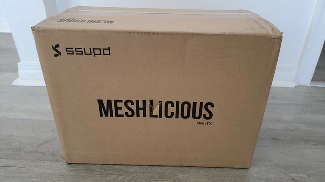 Ssupd Meshlicious Mini Itx Case Full Mesh Panels White Pci E 4 0 £107 44 Picclick Uk