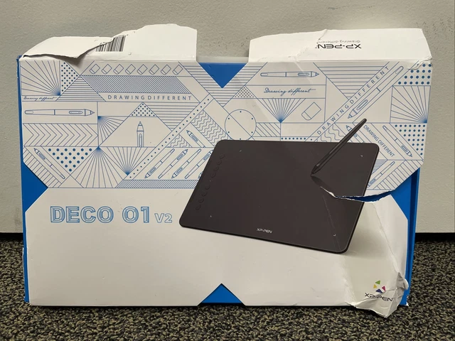 XP-PEN DECO 01 V2 Drawing Tablet - Open Box - Never Used $22.97 - PicClick