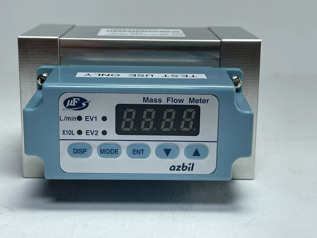 AZBIL GAS MASS Flow Meter Cms0500Bsrn200000 Stainless Steel Micro Flow ...