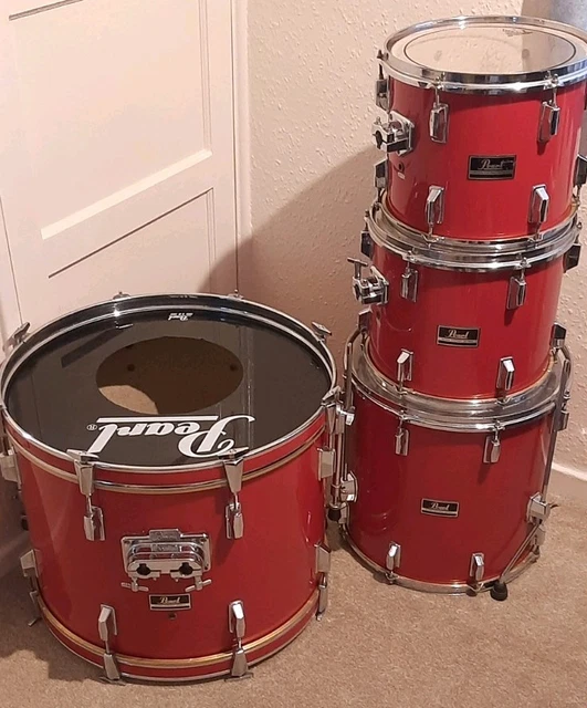 PEARL EXPORT SERIES Drum Kit with Cymbals, Stands and Stool £260.70 ...
