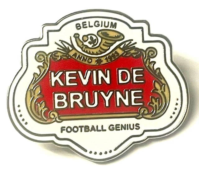 MANCHESTER CITY BADGES Kevin De Bruyne Pins Fans Football Gifts £4.99 ...