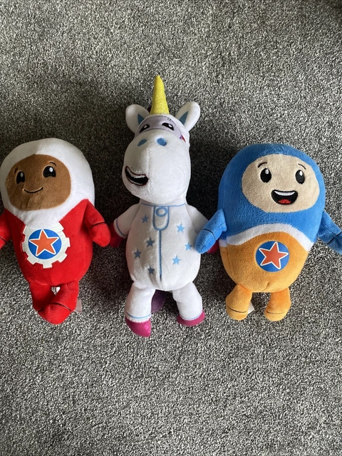 GO JETTERS CBEEBIES CBBC Kyan Lars Ubercorn Einhorn Plüschtier selten ...