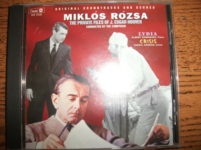 PRIVATE FILES OF J Edgar Hoover-Original Soundtrack-Miklos Rozsa-1998 ...