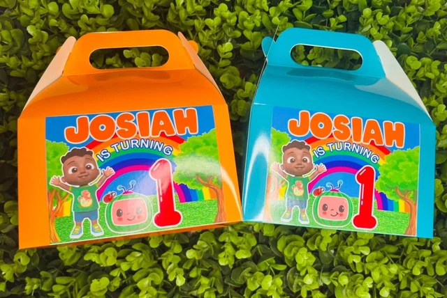 COCOMELON TREAT CANDY Gift Boxes Cocomelon Party Favors Decoration $25. ...