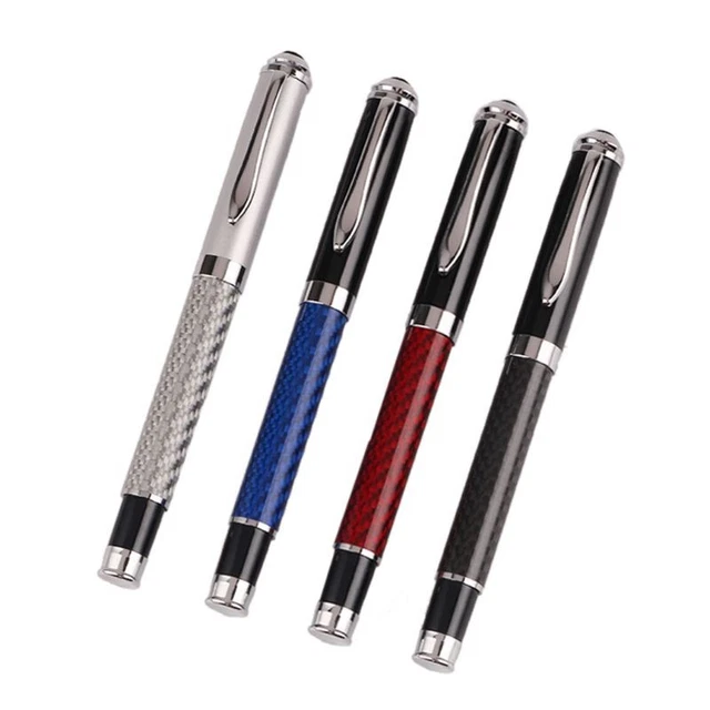 CARBON FIBER SIGNATURE Gel Ballpoint Pen Black Ink Business Writing ...