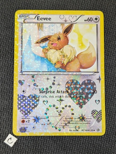 EEVEE RC14/RC25 - Holo Radiant Legendary Treasures Set Pokemon TCG LP ...