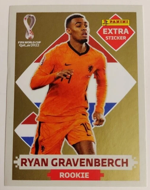 RYAN GRAVENBERCH - Panini Qatar 2022 FIFA World Cup - Extra Sticker ...