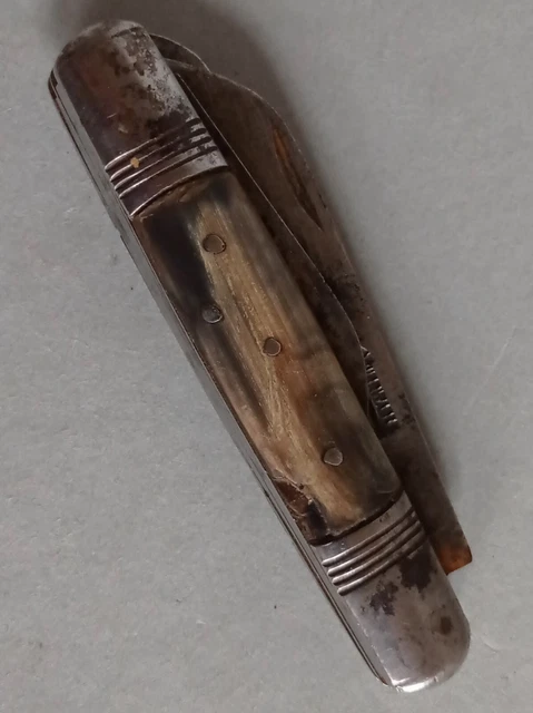 ANCIEN COUTEAU DE Poche Véritable Brossard Charretier 4 Pièces Manche ...