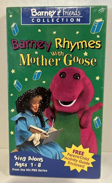 BARNEY - BARNEY Rhymes With Mother Goose (VHS, 1993) £4.62 - PicClick UK