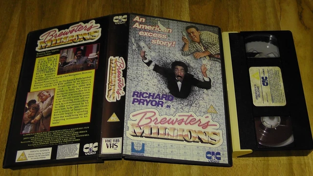 BREWSTER'S MILLIONS VHS Video Big Box Ex Rental Cert CIC £7.99 - PicClick UK