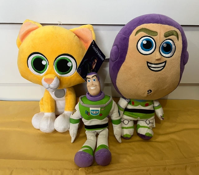 DISNEY TOY STORY Buzz Lightyear & Sox Cat Soft Toy Plush Bundle £14.99 ...