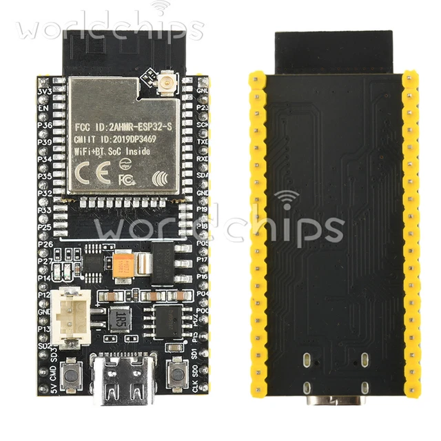 ESP32 WIFI BLUETOOTH Development Board ESP32-S Module W/ Battery ...