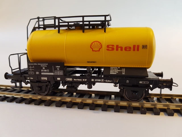 ROCO 4337B KESSELWAGEN „Shell“ der DB H0 1:87 in OVP EUR 16,60 ...
