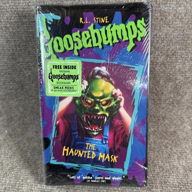 1996 GOOSEBUMPS VHS The Haunted Mask RL Stine Scary Kids Horror Movie ...