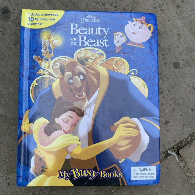 DISNEY BEAUTY AND the Beast My Busy Book with figures and storymat. £4. ...