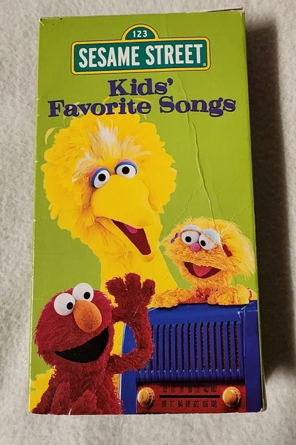 SESAME STREET KIDS FAVORITE SONGS Vhs Video Tape 1999 Jim Henson ...