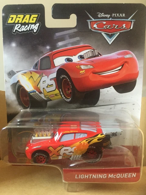 DISNEY PIXAR CARS 3 Drag Racing XRS Lightning Mcqueen Mattel 1.55 Scale ...