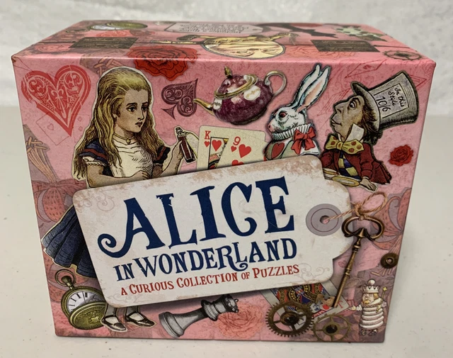 ALICE IN WONDERLAND A Curious Collection of Puzzles Trivia Card Game ...