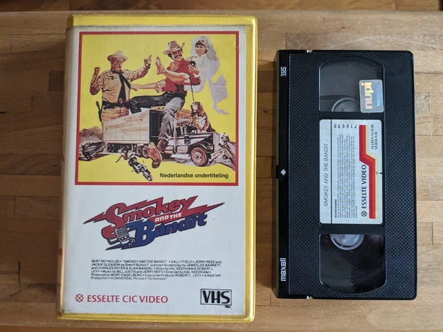 SMOKEY AND THE Bandit VHS RARE Dutch PAL CIC Rental Big Box Comedy ...
