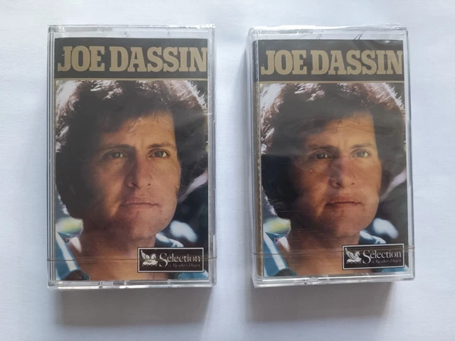 RARE 2 CASSETTES Audio JOE DASSIN vintage Succès 1970 à 1975 Neuves ...