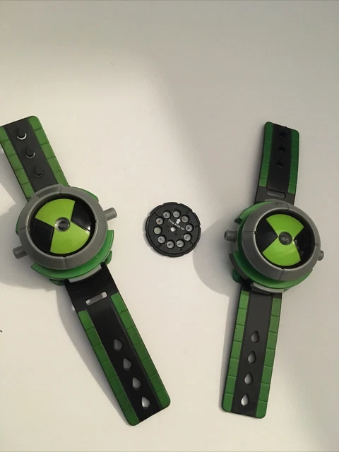 BEN 10 OMNITRIX Watch Lot Ultimate & Illuminator 2008 Bandai. 3 Light ...
