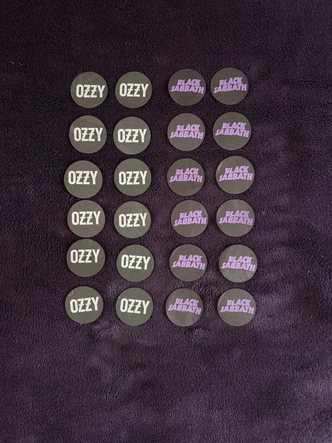 OZZY OSBOURNE BLACK Sabbath Last Ever Performance Show Confetti 5th ...