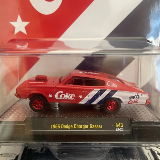 DODGE CHARGER GASSER Chase 1966 M2 Machines Coca-Cola/750 EUR 10,77 ...