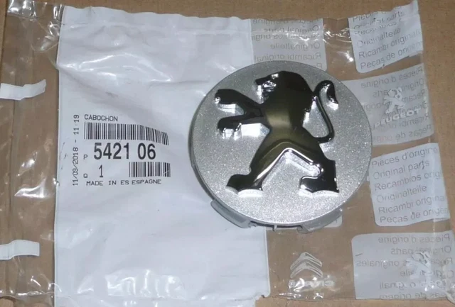 4X ENJOLIVEUR DE Roue Alu Original Peugeot 206 207 307 308 407 5421.06 ...