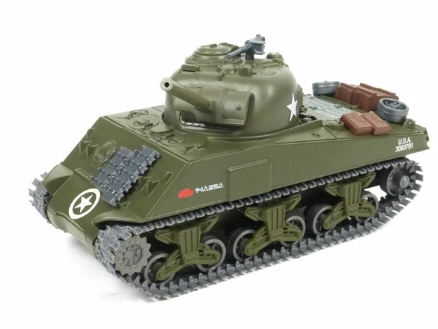 NEW RAY M4A3 Motorized Sherman Tank 1:32 Scale Military Vehicle SS ...