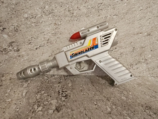 VINTAGE SOUNDLASER BATTERY Operated Plastic Laser Toy Gun. Collectible ...
