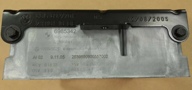 BMW E90 E93 E60 920045025 TV Video Module Hybrid FBas 6985342 10819610 ...