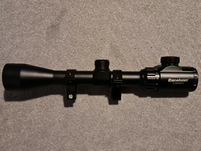 EXCELVAN 3-9X40 AIR rifle scope £44.40 - PicClick UK