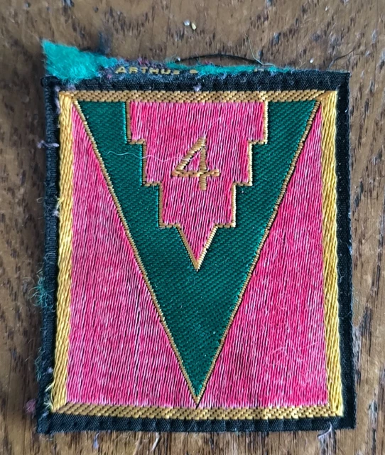 INSIGNE PATCH 4° DI Division d'Infanterie / Arthus Bertrand /099 EUR 6 ...