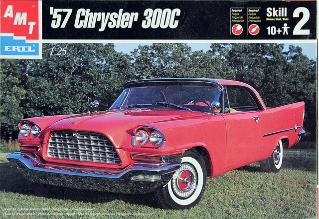 AMT 1957 CHRYSLER 300C Model Kit 1/25 Scale Open Box NICE #3 $33.11 ...