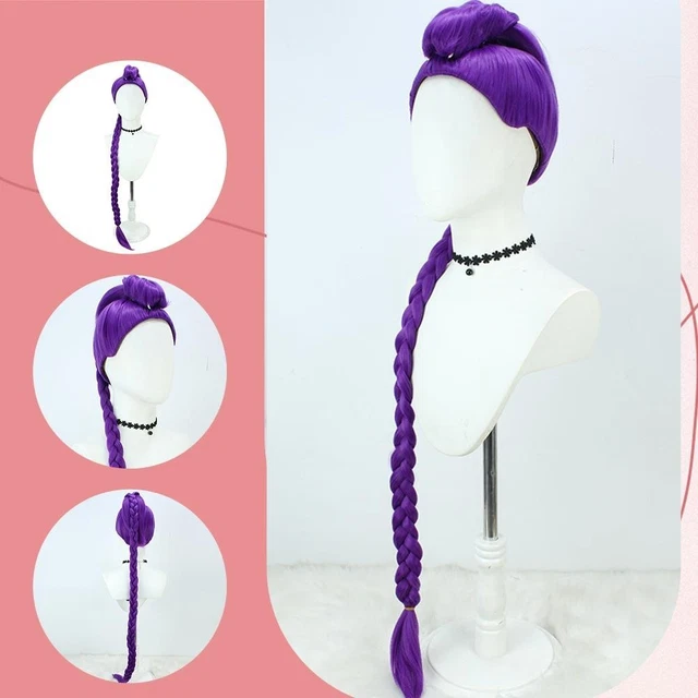 KPOP DEMON HUNTERS/HUNTR/X Rumi/Mira/Baby/Zoey Cosplay Hair Wig Synthetic T0A8 £23.04 - PicClick UK