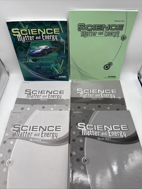ABEKA SCIENCE MATTER & Energy Text, Quiz, Test & Keys (1st Edition) 9th ...