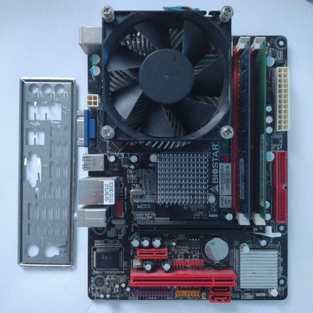BIOSTAR G41D3C 7.0 Motherboard, LGA 775, 2xDDR3, With CPU AND RAM ...