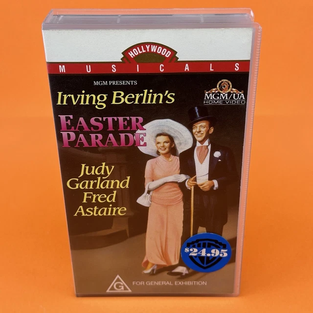 VHS MGM/UA EASTER Parade [G] Fred Astaire Judy Garland Hollywood ...