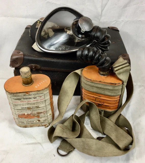 WW2, VINTAGE - Siebe Gorman, Puretha Respirator / Gas Mask (Vista ...