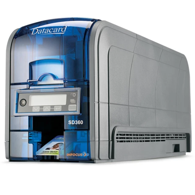 DATACARD SD360 DUAL Sided ID Card Badge Printer with Magnetic Encoder ...